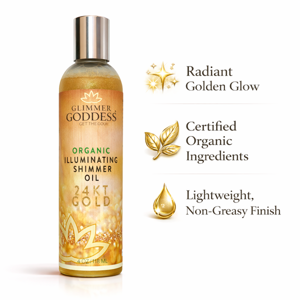 Back to All Products Home › All Products › Organic Shimmer Body Oil for ...