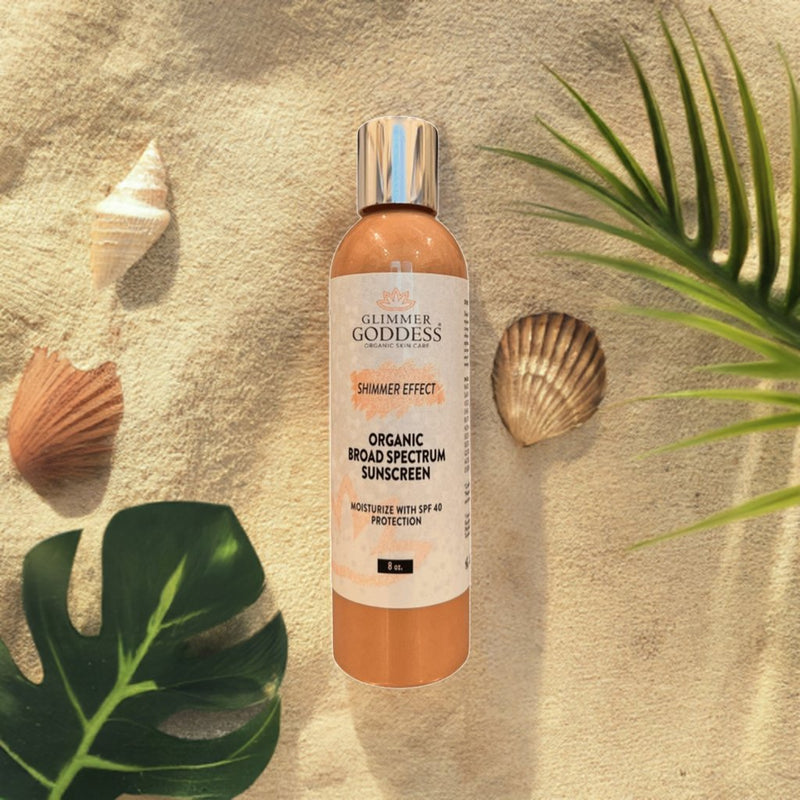 Shimmer Suntan Lotion Reef-Safe Radiance | Glimmer Goddess®