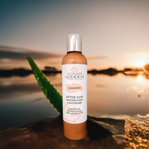 Organic After Sun Lotion & Tan Extender | Glimmer Goddess®