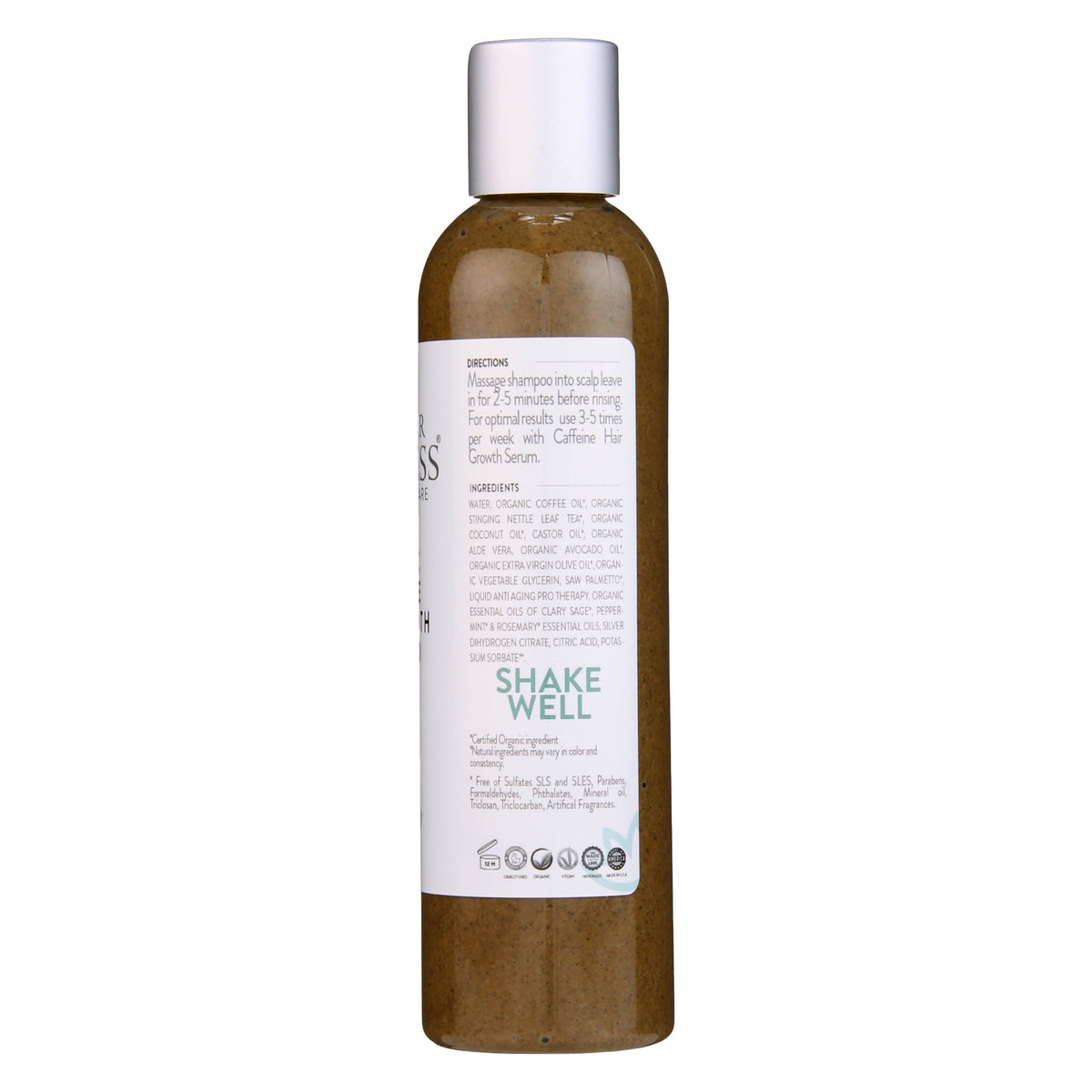 Organic Caffeine Shampoo for Hair Growth | Glimmer Goddess®